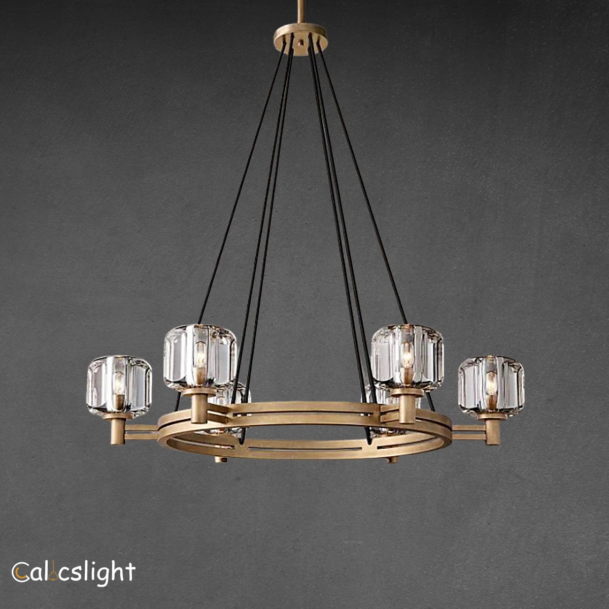 Demaret Double Round Chandelier 36" – Calicslight