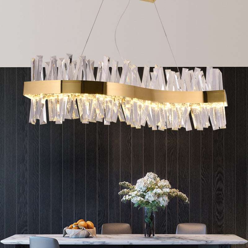 Arsenio Wave Crystal Chandelier – Calicslight